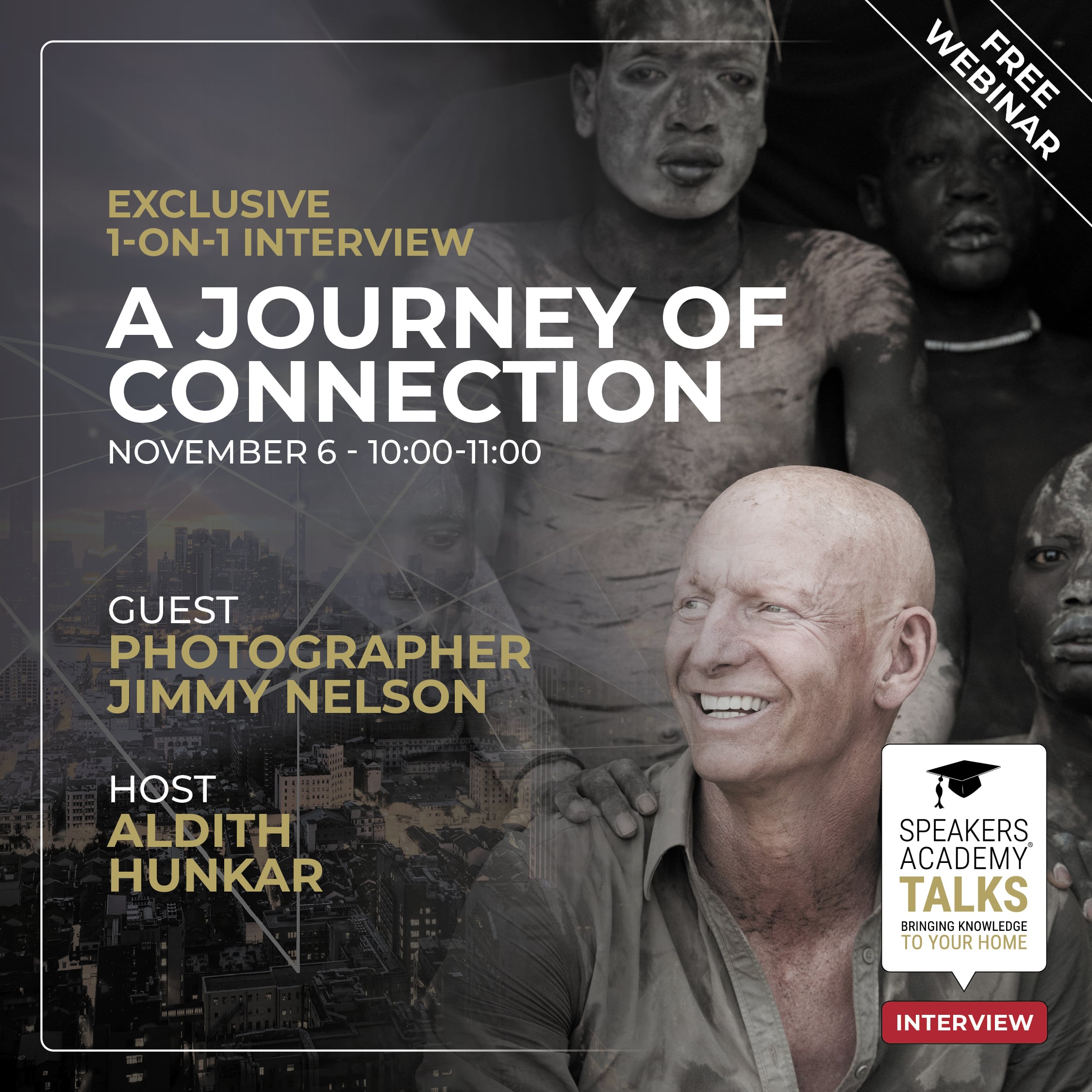 'A journey of connection' with Jimmy Nelson | Speakers Academy Talks