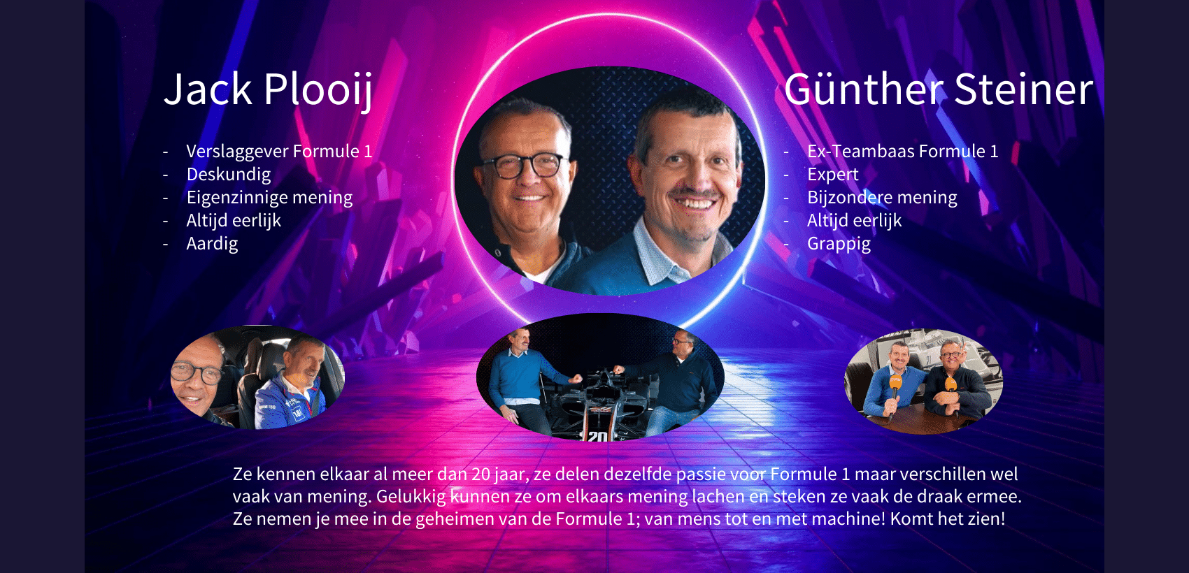 Jack Plooij en Günther Steiner - Spreker boeken bij Speakers Academy®